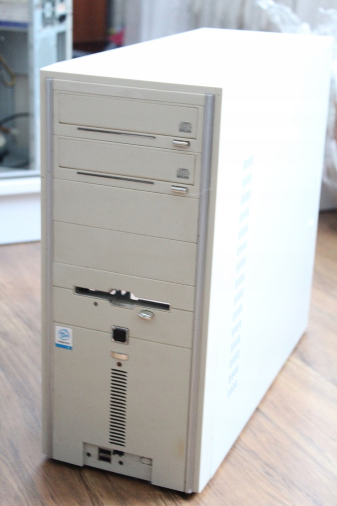 Retro Obudowa PC Stojąca Tower z Zasilaczem 350W - 11548360828 ...