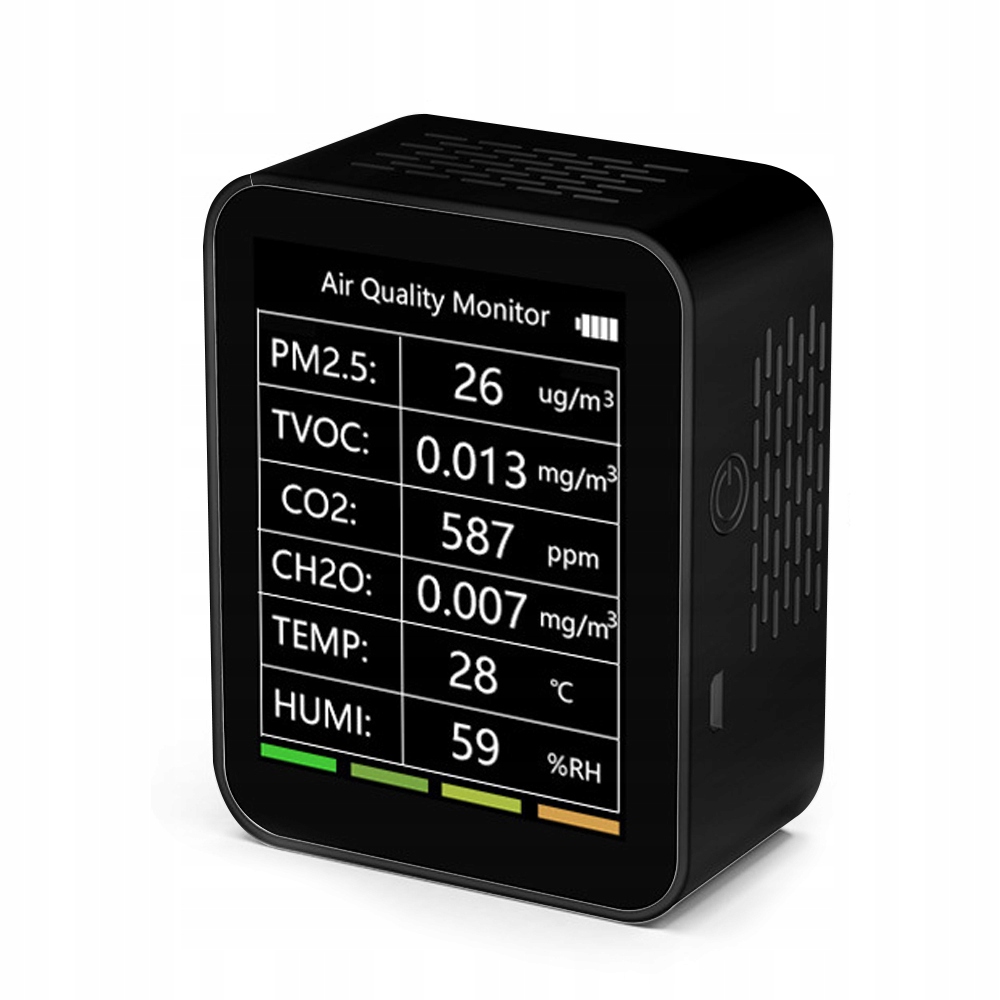 Tuya WiFi 7w1 miernik jakości powietrza PM2.5 - 13780819692 - oficjalne archiwum Allegro