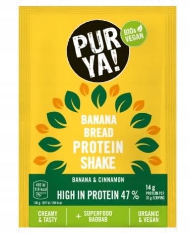 PURYA! Shake proteinowy Chleb bananowy 30 g - 13988462903 - oficjalne ...