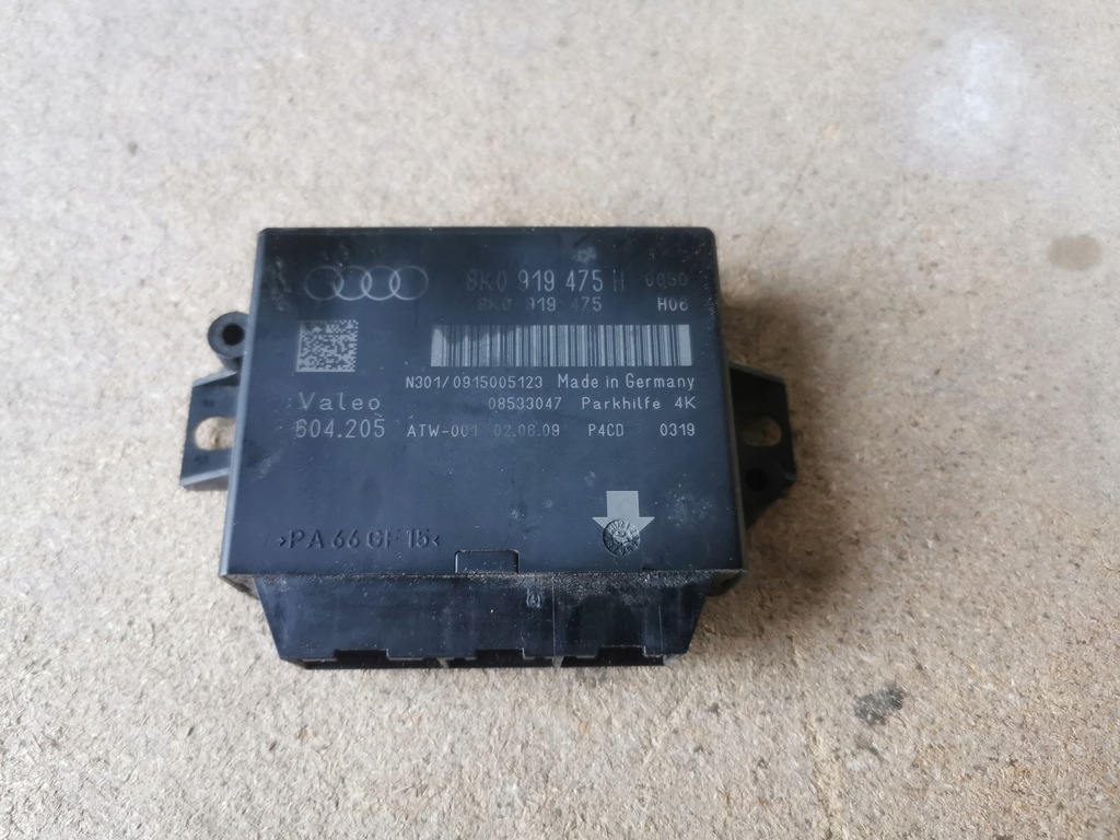 MODUŁ STEROWNIK PARKOWANIA AUDI A4 B8 8K0919475H - 12354602255 ...