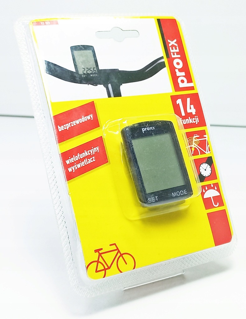 Licznik rowerowy bezprzewodowy Profex 93305 - 12083716755 - oficjalne archiwum Allegro