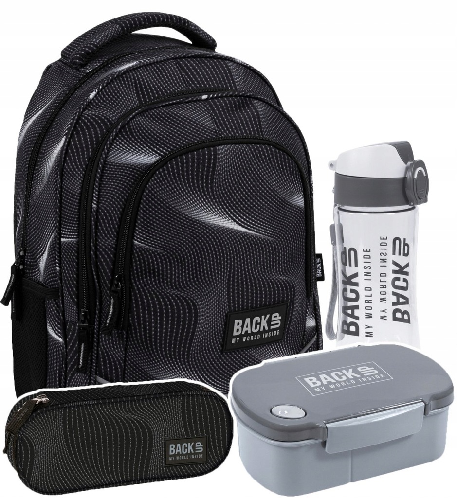 ZESTAW 4 el. PLECAK PIÓRNIK BIDON BACKUP 26 L FLOW - 12332017698 ...