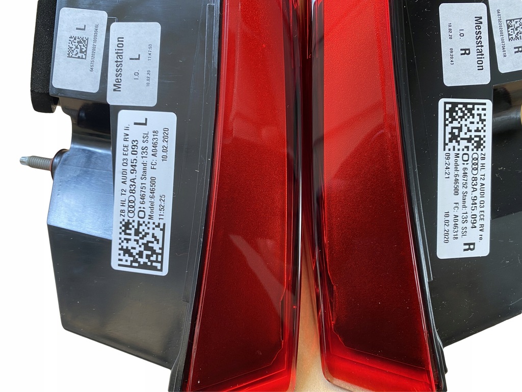 AUDI Q3 83A LAMPY TYL LED DYNAMICZNE 83A945092 - 12169205113 ...