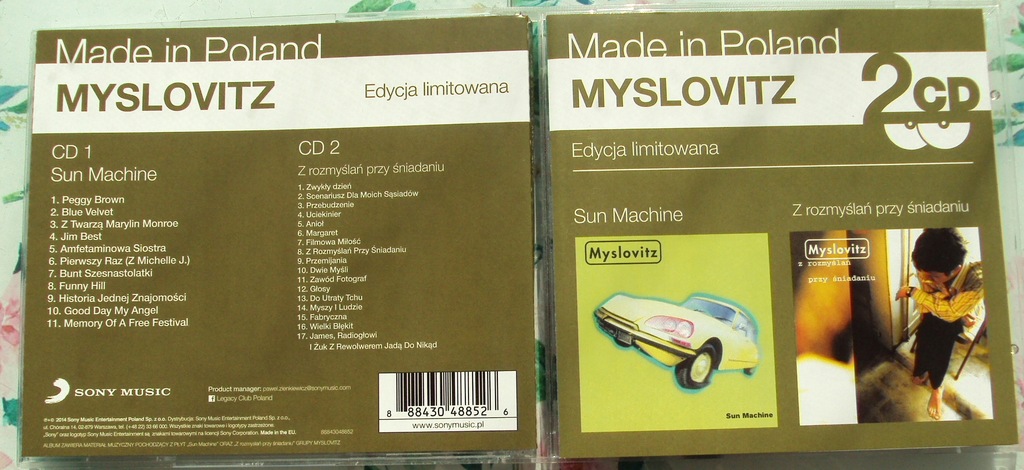 MYSLOVITZ-SUN MACHINE Z ROZMYŚLAŃ 2cd - 13878324427 - oficjalne archiwum Allegro