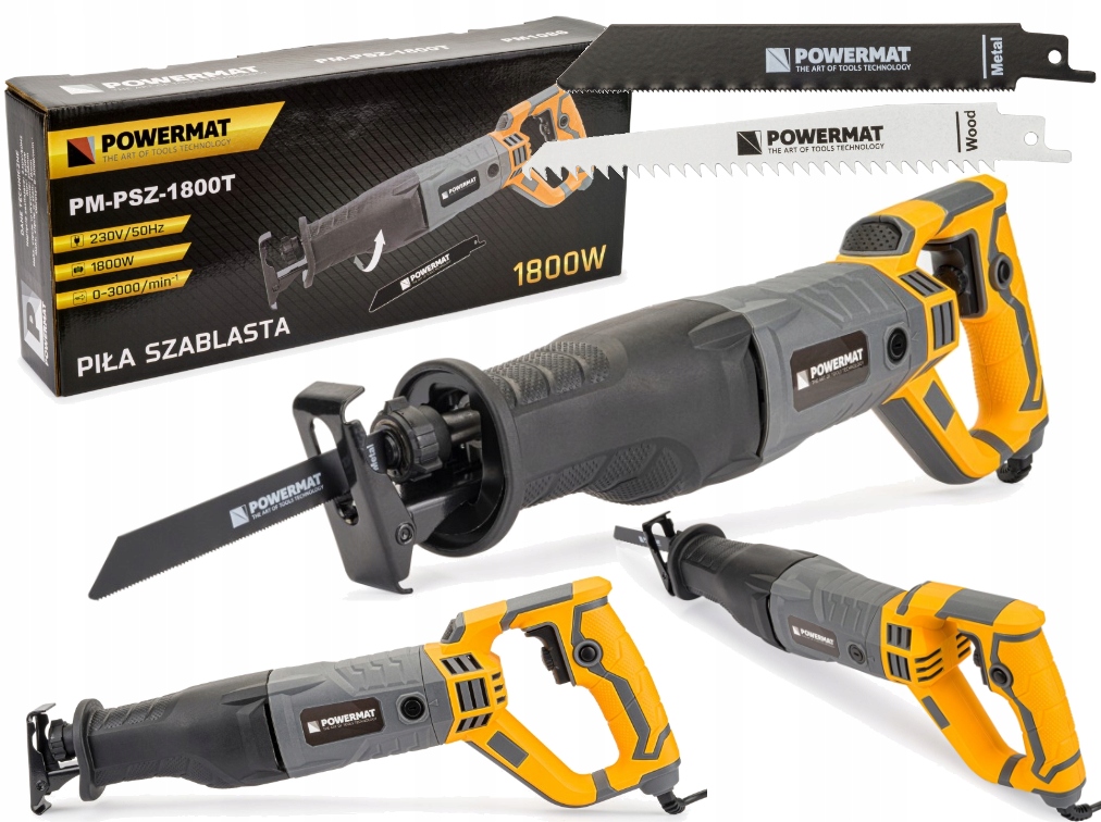 Piła szablasta Powermat PM-PSZ-1800T 1800W - 13191388998 - oficjalne ...