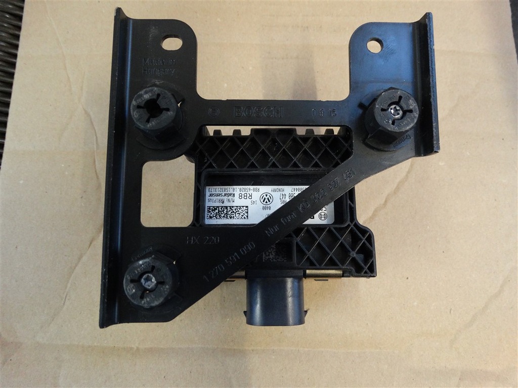 RADAR DISTRONIC SENSOR VW 5Q0 907 561 F ORYGINAŁ - 7497528743 ...