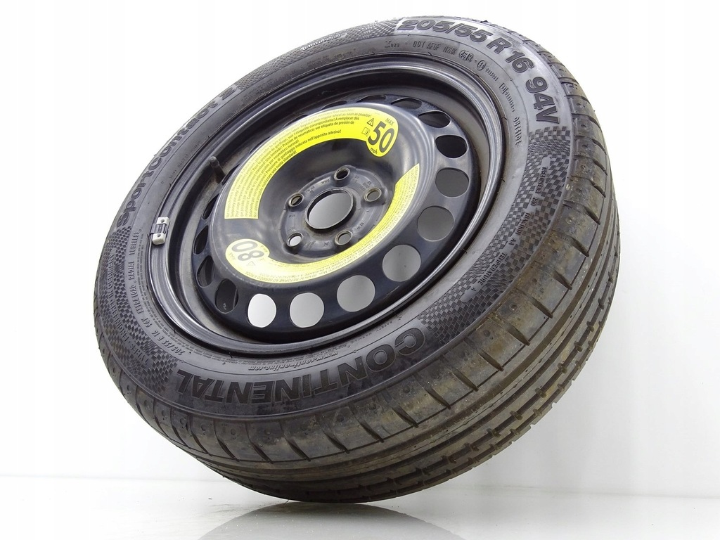 FELGA KOŁO DOJAZDOWE ZAPASOWE R16 VW PASSAT B7 3A - 12335450601 ...