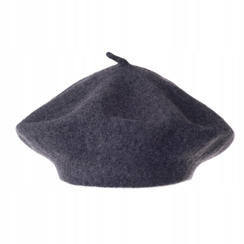 Beret Damski Francuski Wełniany z Antenką Berety - 12784961775 ...