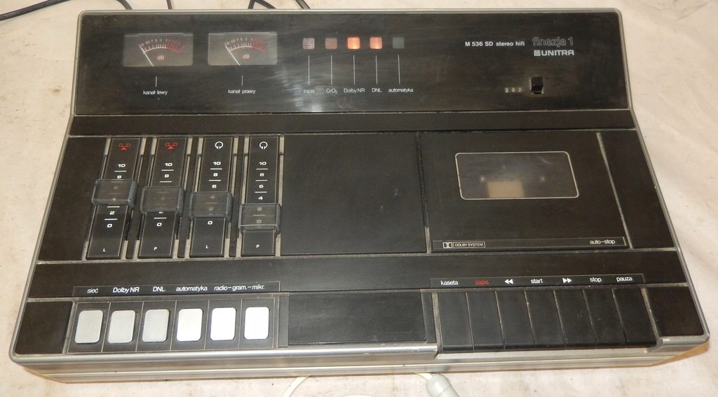 Odtwarzacz kasetowy UNITRA finezja 1 M536SD HIFI - 11639194530 ...