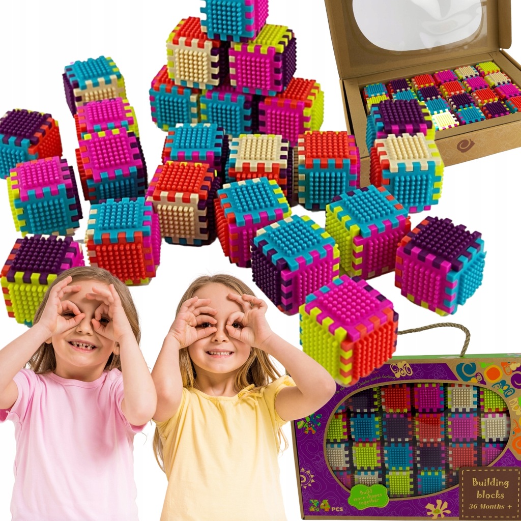 KLOCKI KONSTRUKCYJNE MEGA ZESTAW WAFLE DUŻE XXL - 12967003639 ...