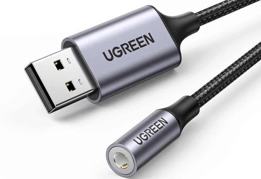 UGREEN Adapter Audio USB Mini Jack 3.5mm AUX TRRS - 11575411626 ... UGREEN Adapter Audio USB Mini Jack 3.5mm AUX TRRS - 11575411626 ...