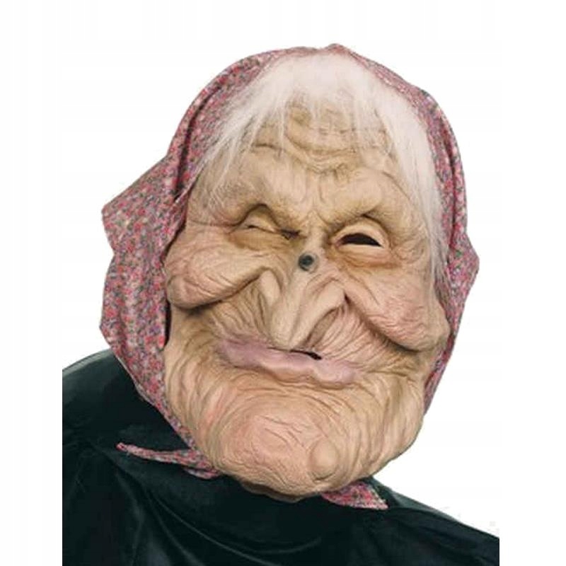 MASKA STARA BABCIA BABA JAGA IMPREZOWA - 9235744578 - oficjalne ...