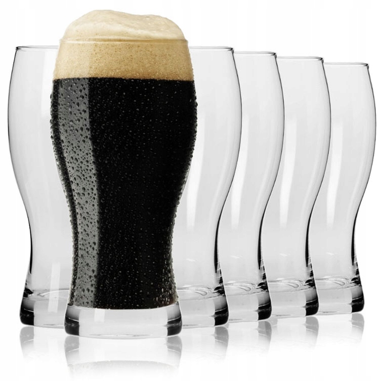 Szklanki kufle do piwa ciemnego KROSNO Elite 500ml - 9269044794 - oficjalne archiwum Allegro