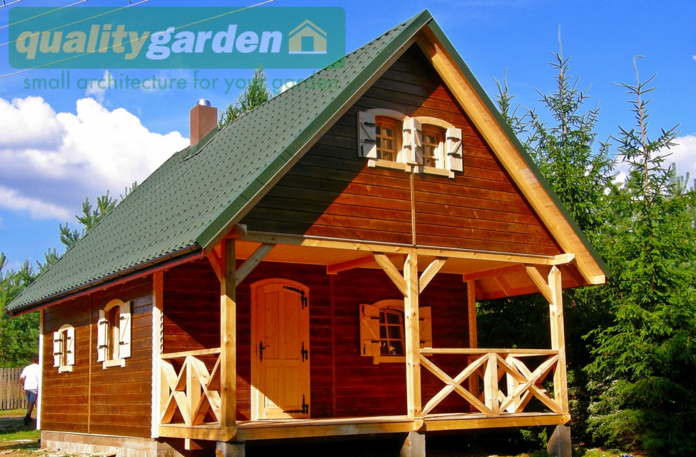 DOM CAŁOROCZNY 70m2 ściana kolankowa KONSTRUKCJA - 9318468421 ...