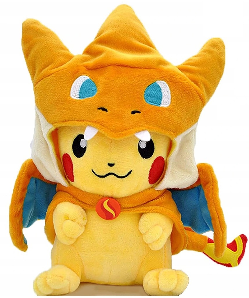 Maskotka Pokemon Pikachu Charizard Pluszak 20cm PL - 12403815612 ...