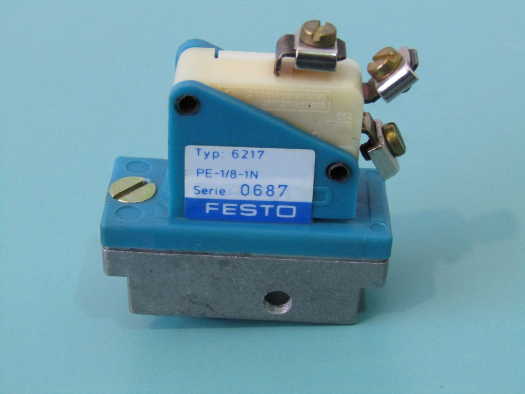 FESTO PE-1/8-1N (6217) WYŁĄCZNIK CIŚNIENIOWY G1/8' - 7435696668 ...