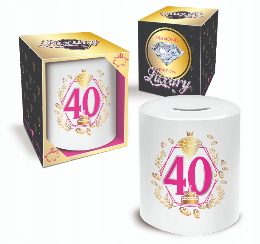 MEGA prezent dla kobiety na 40 urodziny! 40-tka - 12413918266 - oficjalne archiwum Allegro