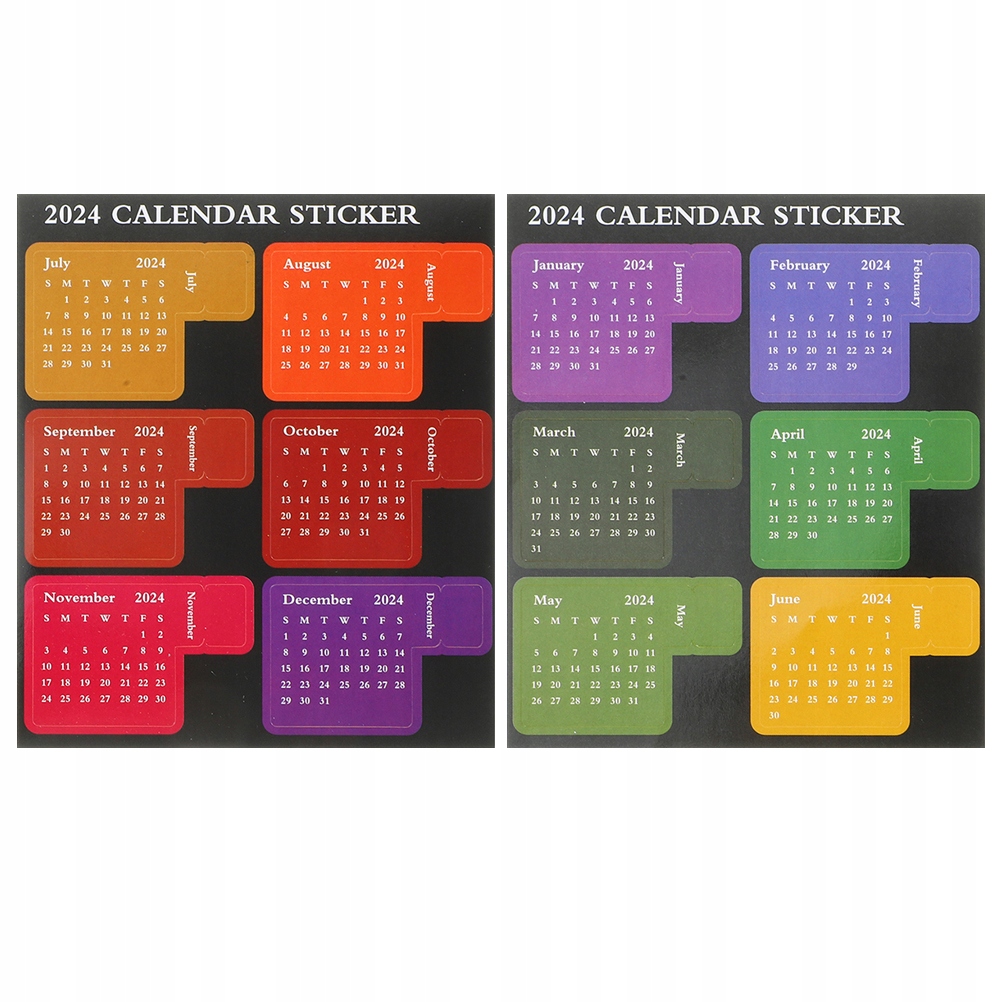 Calendar Sticker Convenient Book Tabs Stickers - 14051965970 ...