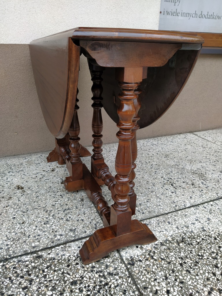 Купить Стол GATE-LEG круглый дубовый. Красивая прокатка: отзывы, фото и характеристики на Aredi ...