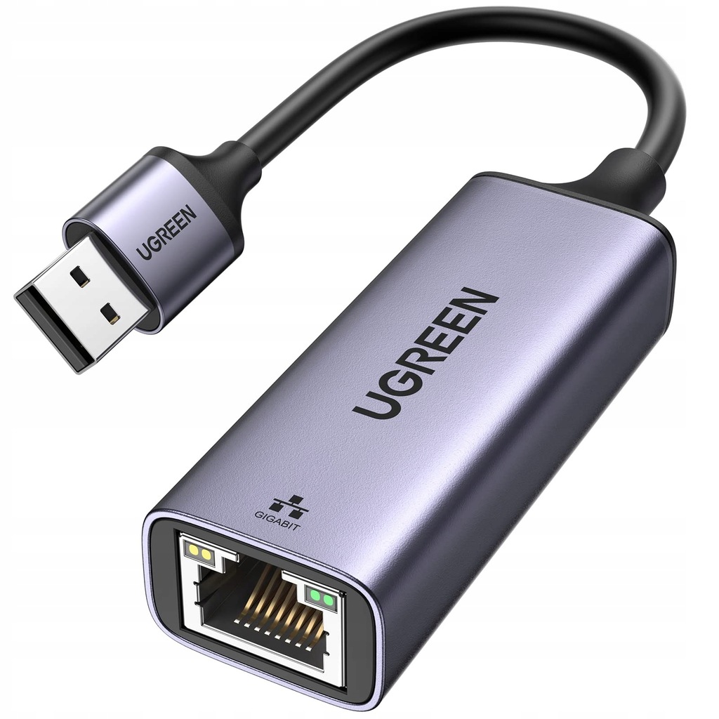 Adapter USB 3.0 LAN RJ45 UGREEN 10/100/1000 Mb/s - 12848681572 ...