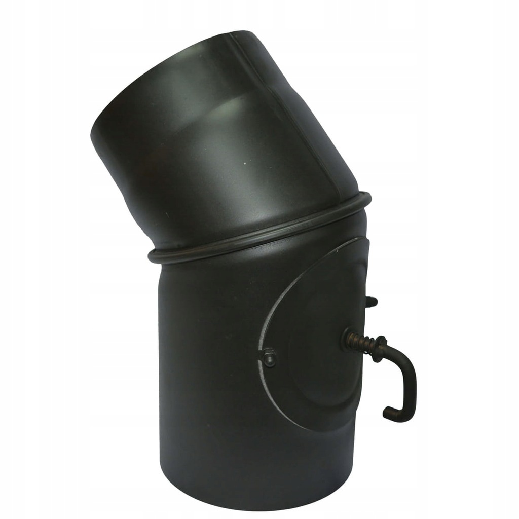 Kolano 180mm 45° z wyczystką i szybrem do pieca - 8928559969 - oficjalne archiwum Allegro