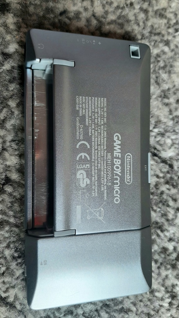 Купить GameBoy Micro Silver + игры в состоянии BD #: отзывы, фото и ...