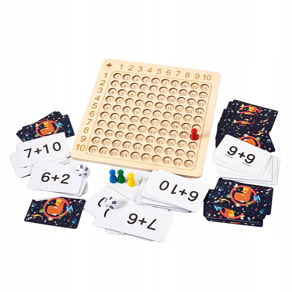 Montessori A Multiplication Times Table Wooden Math Educational ...