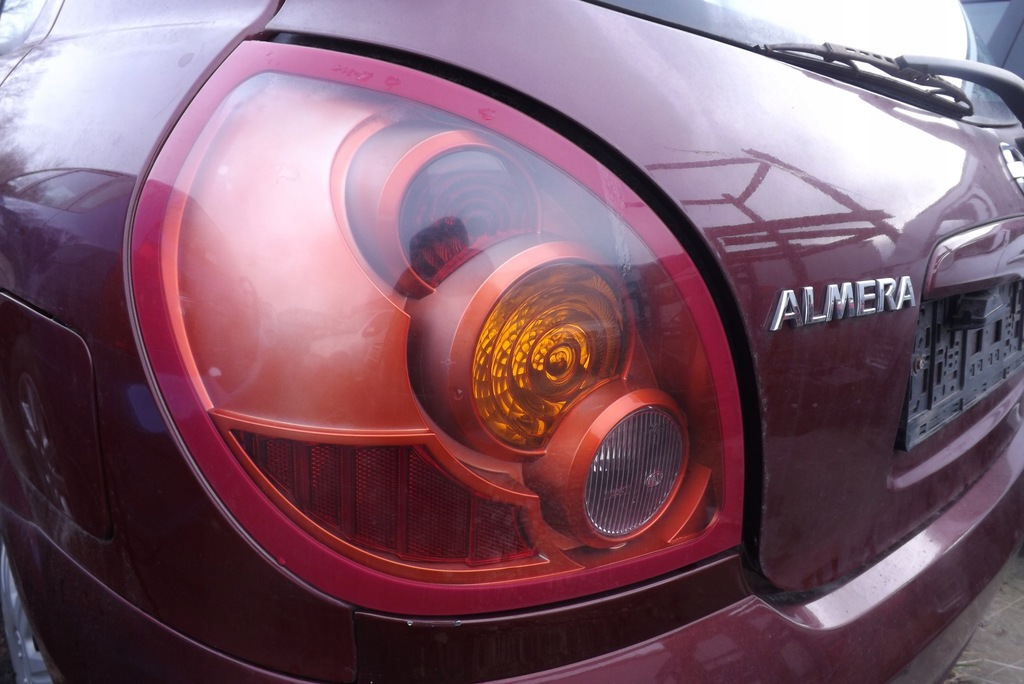 LAMPA TYLNA NISSAN ALMERA N16 LIFT "04R. - 13080172580 - oficjalne ...