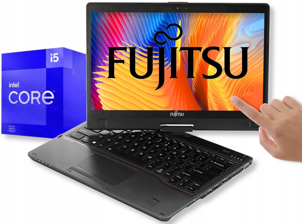Laptop Tablet 13,3'' FUJITSU LifeBook T937 i5-7Gen 8/120GB NVMe W10 ...