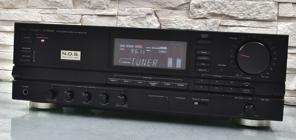 FISHER RS-913 Kultowy amplituner stereo - 12789127413 - oficjalne ...