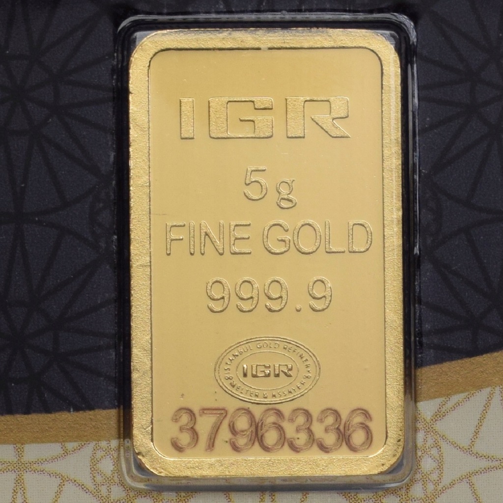 Sztabka IGR Fine Gold 999.9 - 5 grama - 12737940529 - oficjalne ...