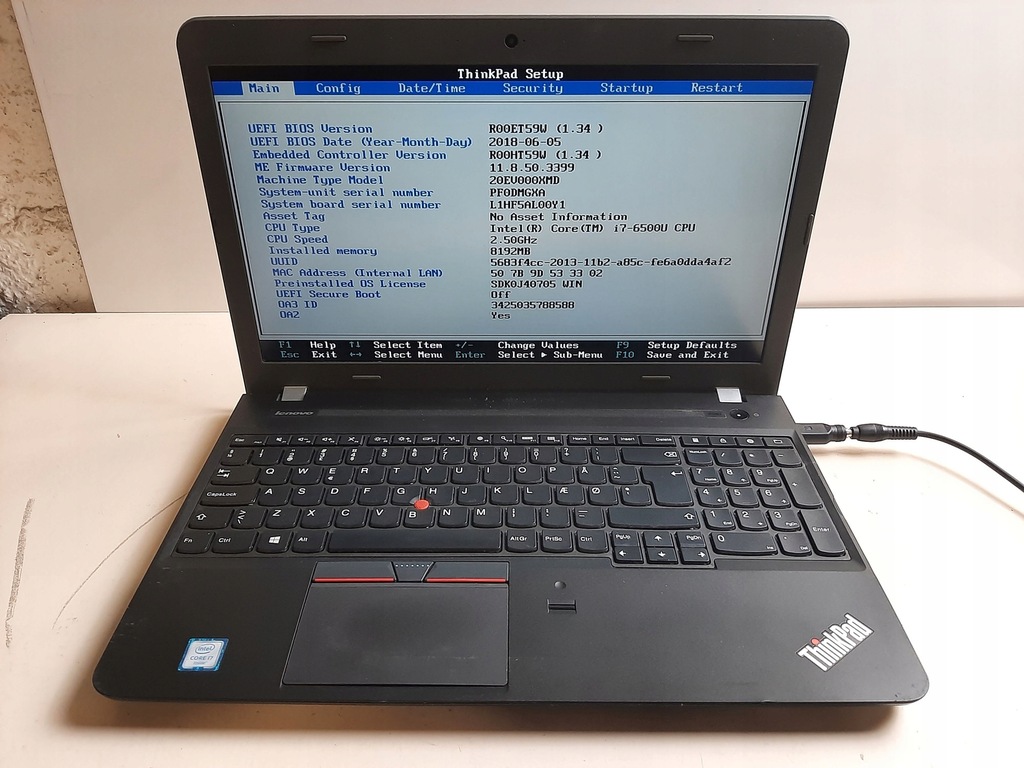 Lenovo Thinkpad E560 i7 (2131660) - 15142384367 - oficjalne archiwum Allegro