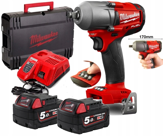 MILWAUKEE M18 FMTIWF12-502X klucz udarowy - 10970643254 - oficjalne archiwum Allegro