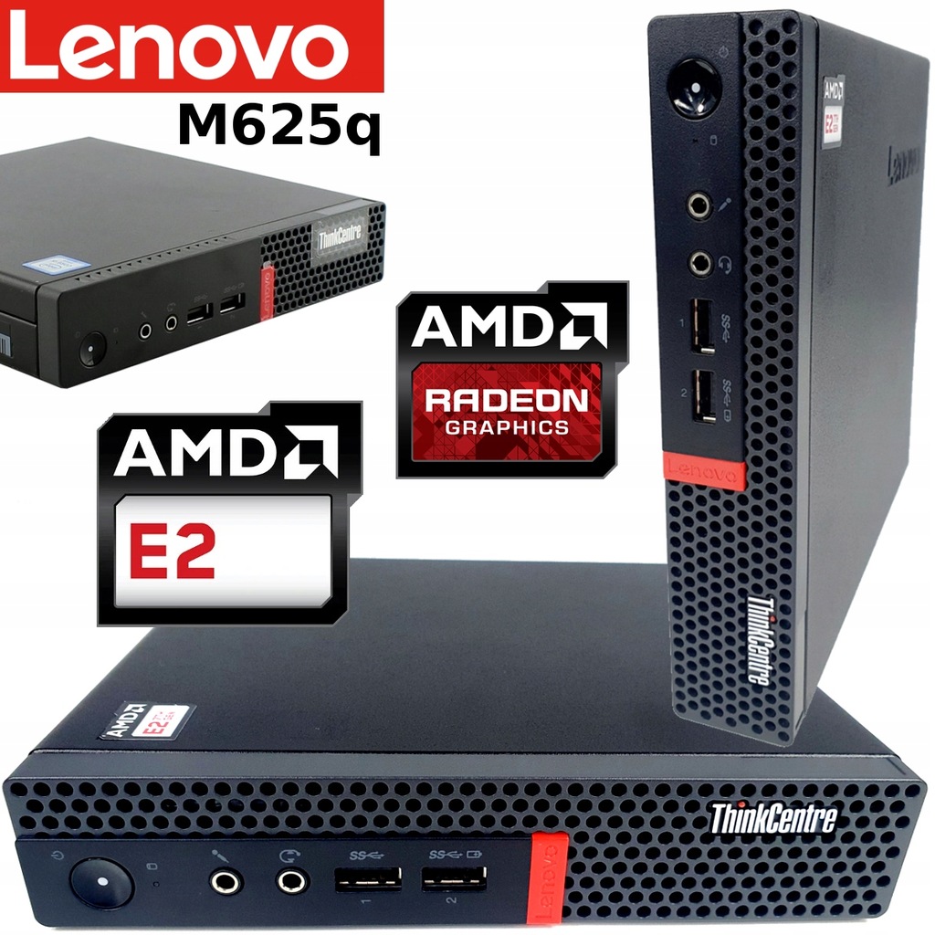 mini PC Lenovo Tiny M625Q 16GB 1TB Radeon E2 M.2 - 11837918154 ...