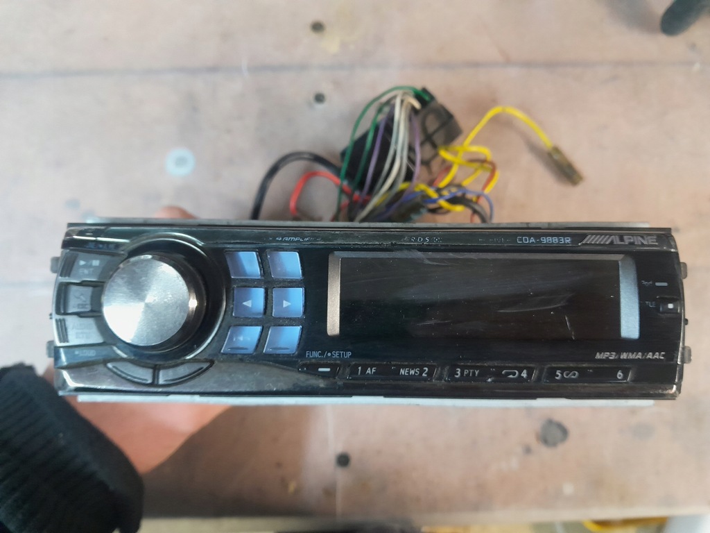 RADIO SAMOCHODOWE 1DIN Alpine CDA-9883R - 14833185774 - oficjalne archiwum Allegro