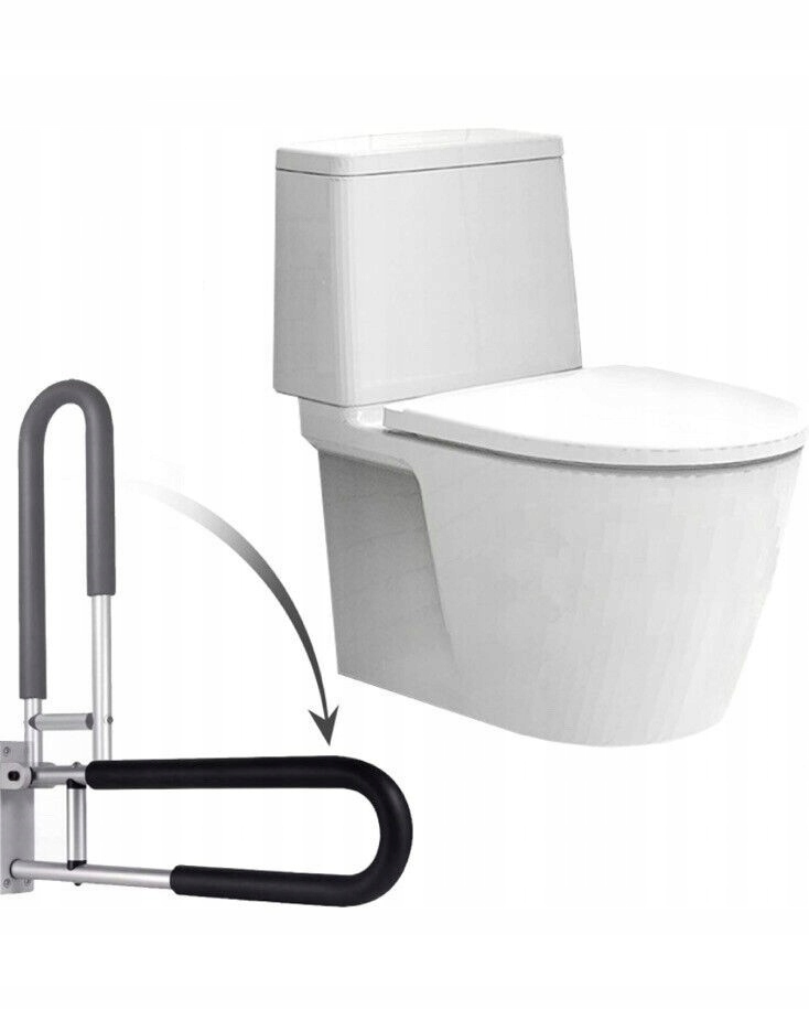PORĘCZ UCHWYT TOALETOWY WC DLA INWALIDY UCHYLNY - 13365223696 ...