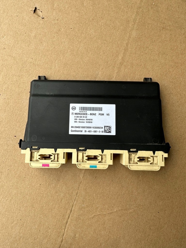 Moduł, sterownik fotela Mercedes W246, Cla W117 - 13769060564 ...