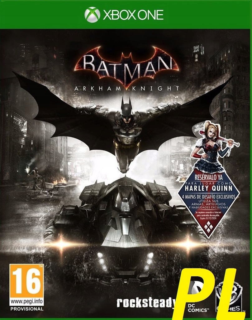 BATMAN ARKHAM KNIGHT PL XBOX ONE NOWA W FOLI - 7814112772 - oficjalne ...