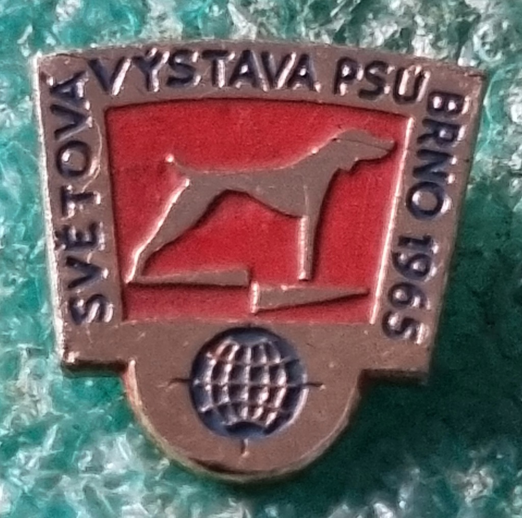 ODZNAKA ŚWIATOWA WYSTAWA PSÓW MYŚLIWSKICH - BRNO 1965 - 14789536320 - oficjalne archiwum Allegro
