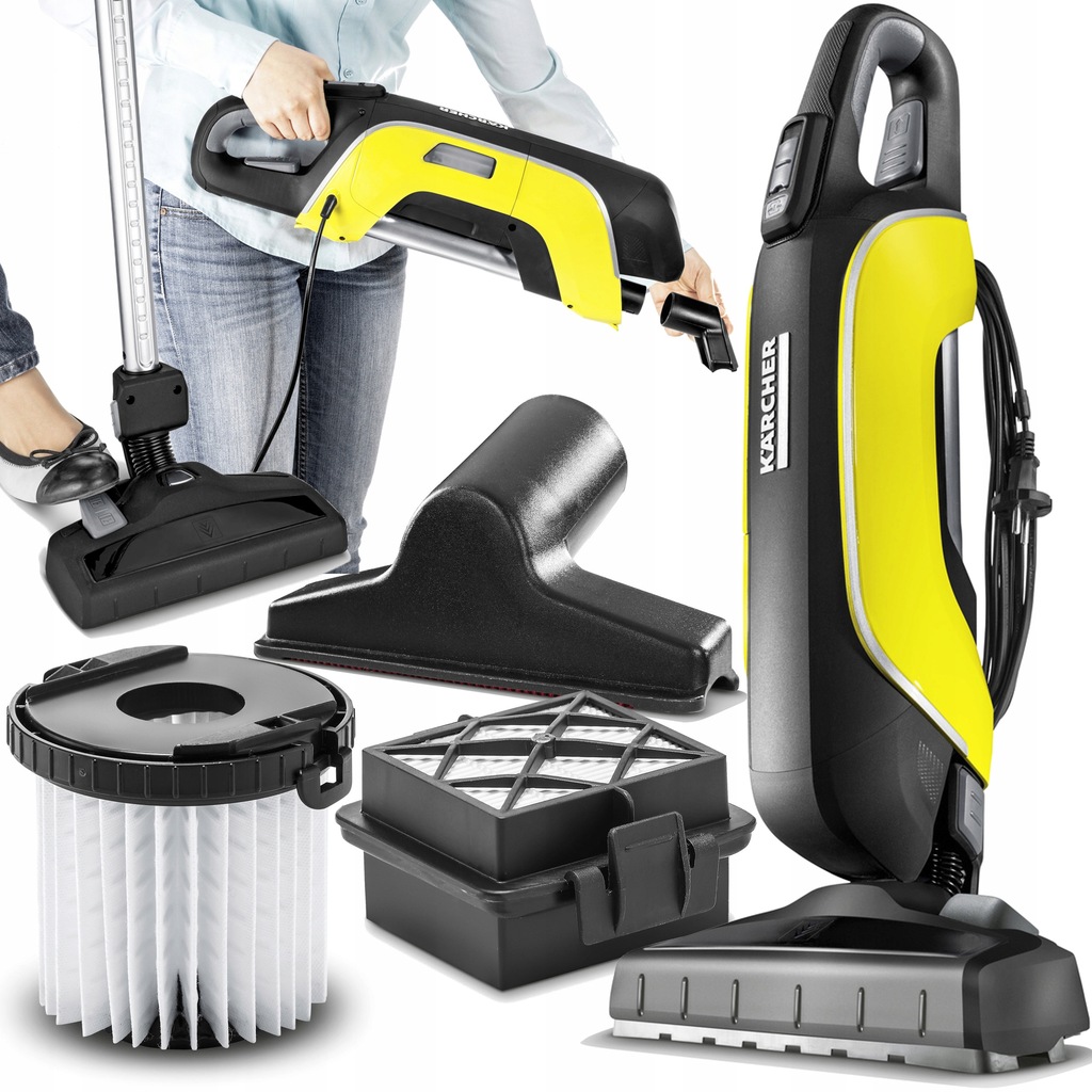 KARCHER ODKURZACZ PIONOWY VC 5 RĘCZNY BEZWORKOWY - 11264464926 ...