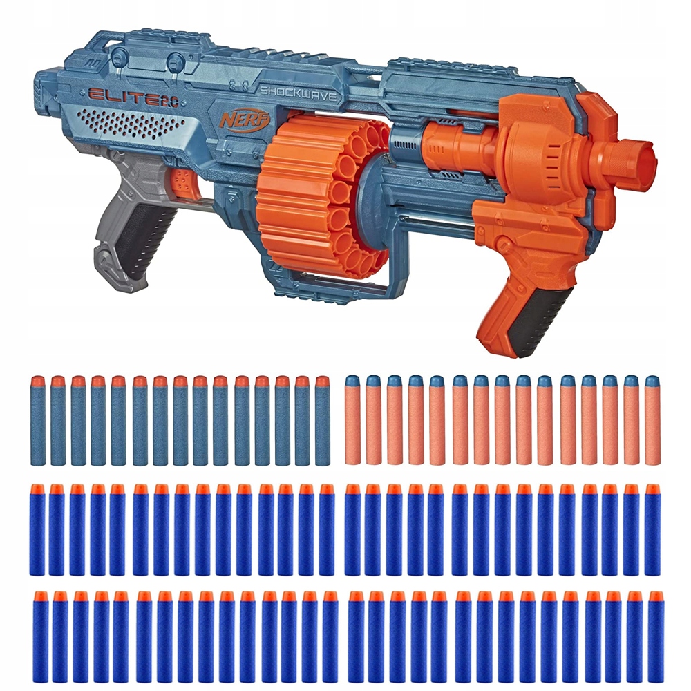 NERF ELITE 2.0 SHOCKWAVE RD-15 + 90x STRZAŁKI - 11221352227 - oficjalne ...