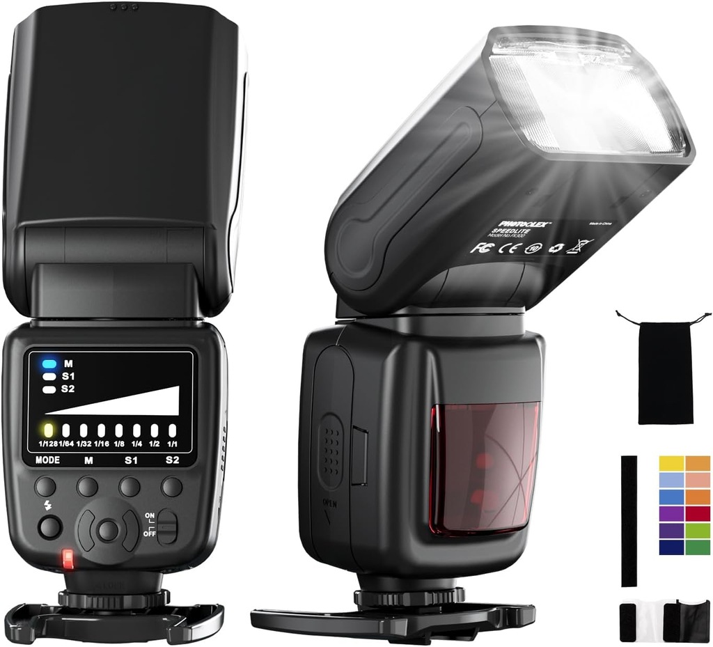 Lampa Błyskowa FK 300 FLASH SPEEDLITE Kompatybilna Z DSLR PHOTOOLEX ...