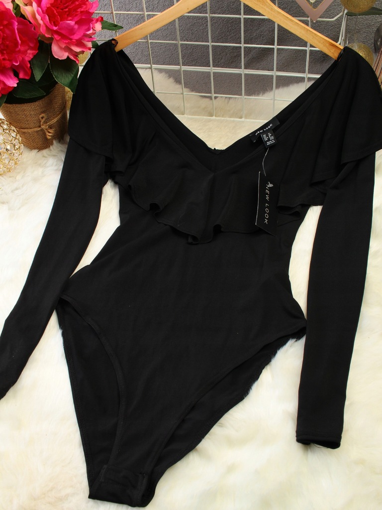 NEW LOOK Body czarne NOWE długi rękaw r. L 40 - 14886017822 - oficjalne ...