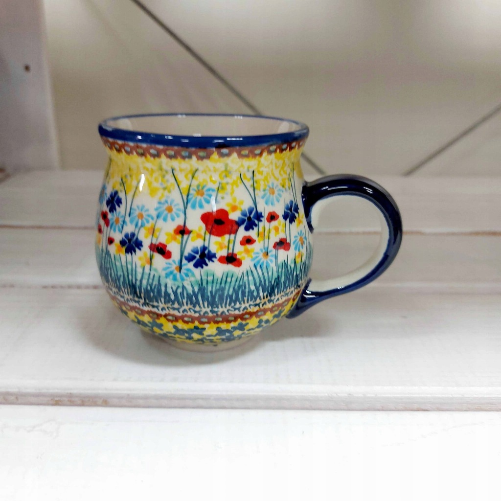 Kubek Ceramika Bolesławiec kamionka 300 ml - 12835710567 - oficjalne archiwum Allegro