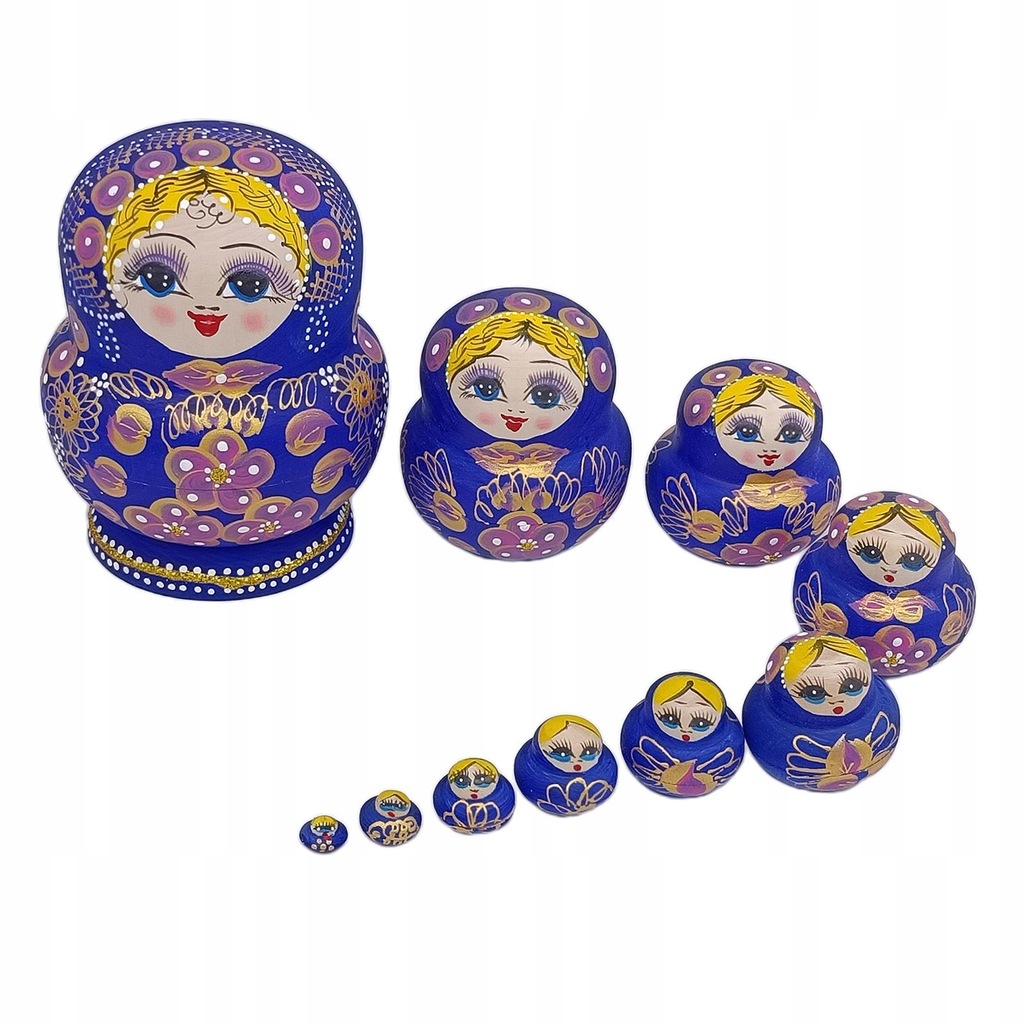 Drewniana rosyjska matrioszka Matrioszka 10 zestaw - 12877769555 ... Drewniana rosyjska matrioszka Matrioszka 10 zestaw - 12877769555 ...