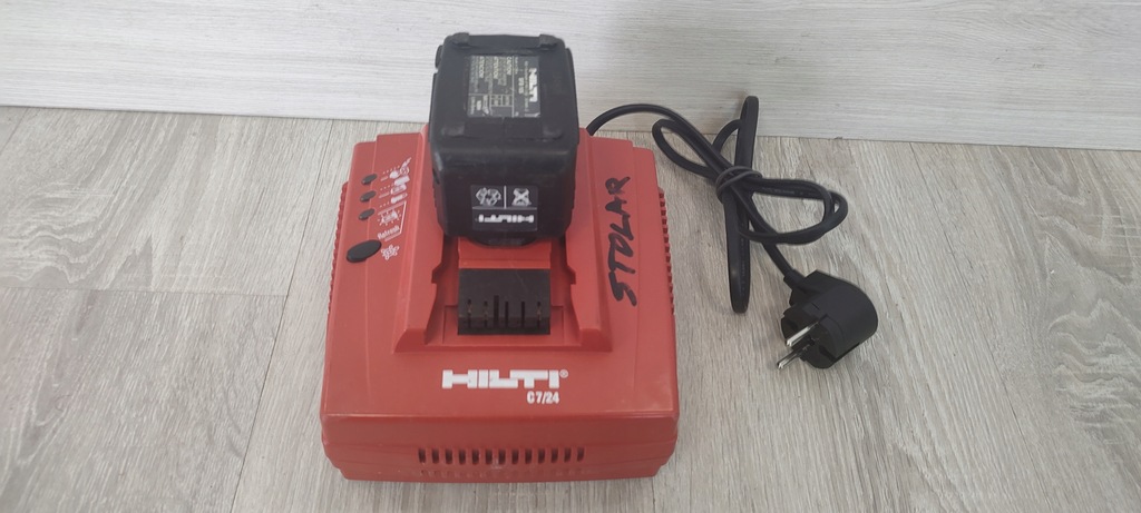 ŁADOWARKA HILTI C7/24 + 2 akumulatory - 12154615735 - oficjalne archiwum Allegro