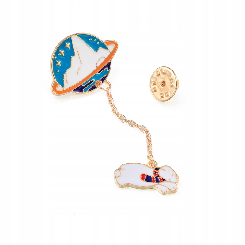 Cartoon Planet Chain broszki śliczne śmieszne - 13880402610 - oficjalne ...