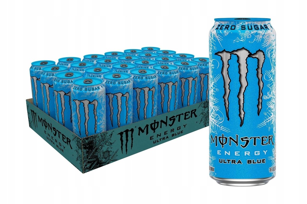 Monster ULTRA BLUE 500 ml puszka X 12 - 12168635710 - oficjalne ...