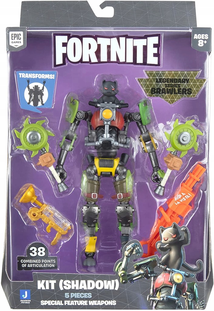 FORTNITE KIT (SHADOW) LEGENDARY BRA JAZWARES 18cm - 11681530055 ...