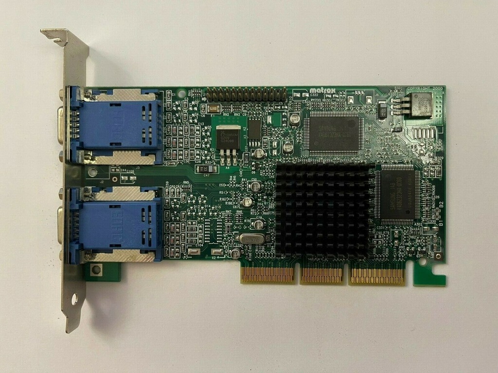 Karta grafiki AGP Matrox Millenium G45 DualHead - 12139630532 ...